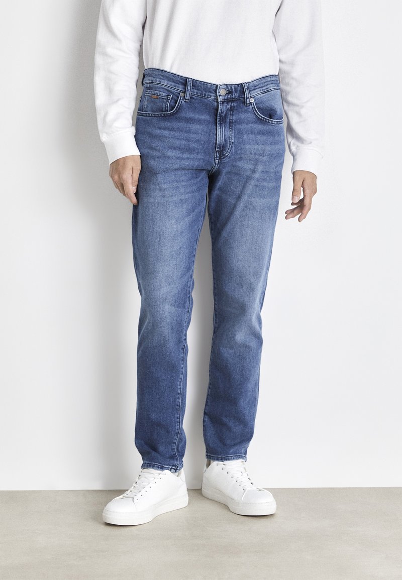 BOSS Jeans straight leg - medium blue/blå - Zalando.no