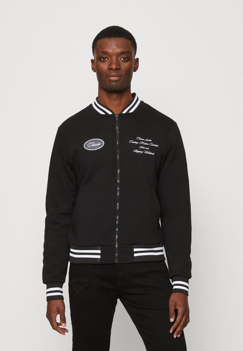 CLOSURE London COLLEGE VARSITY JACKET - Jaka ar rāvējslēdzēju - black ...