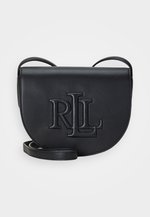 Lauren Ralph Lauren LEATHER MEDIUM WITLEY CROSSBODY - Torba preko tijela - black/crno - Zalando.hr