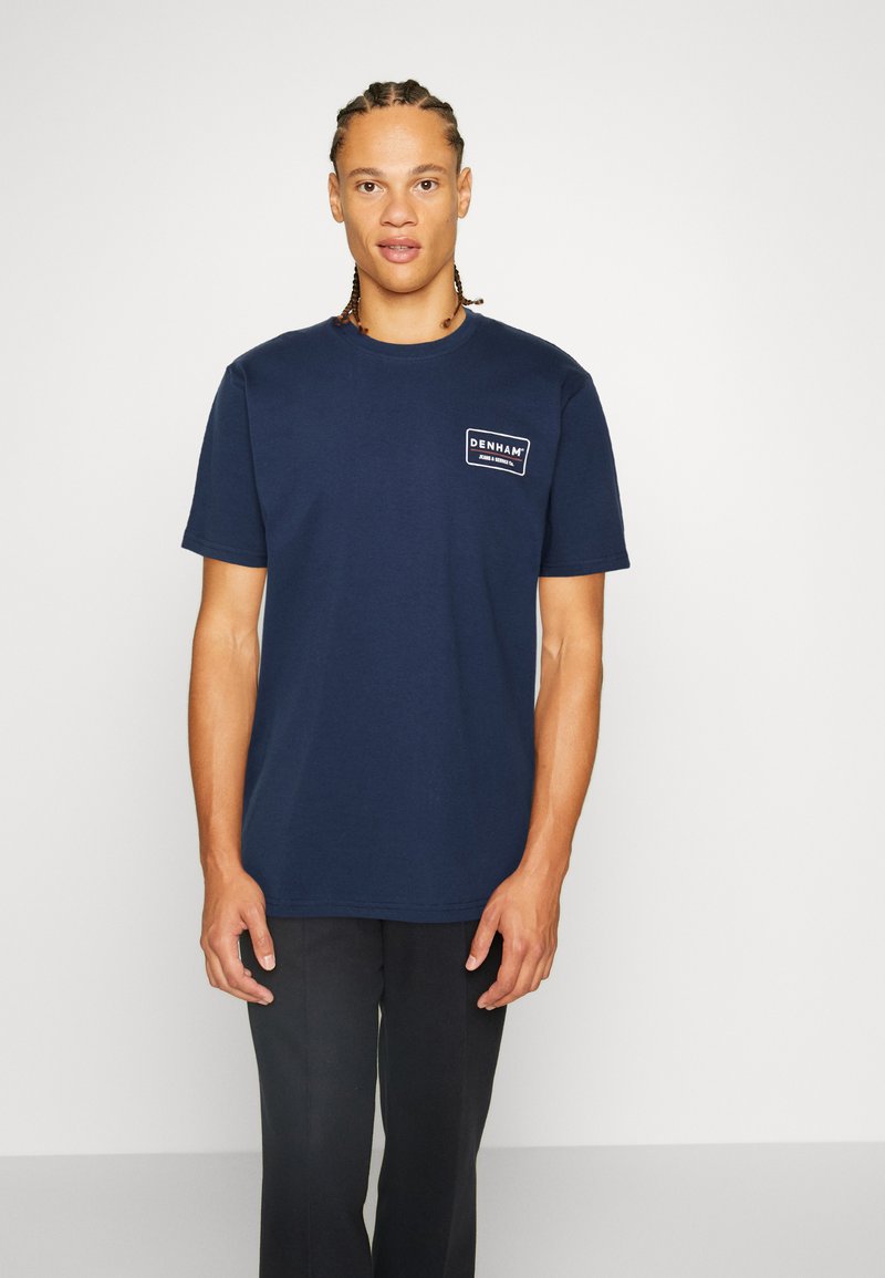 Denham CRESTON TEE - T-shirt con stampa - blue/blu - Zalando.it