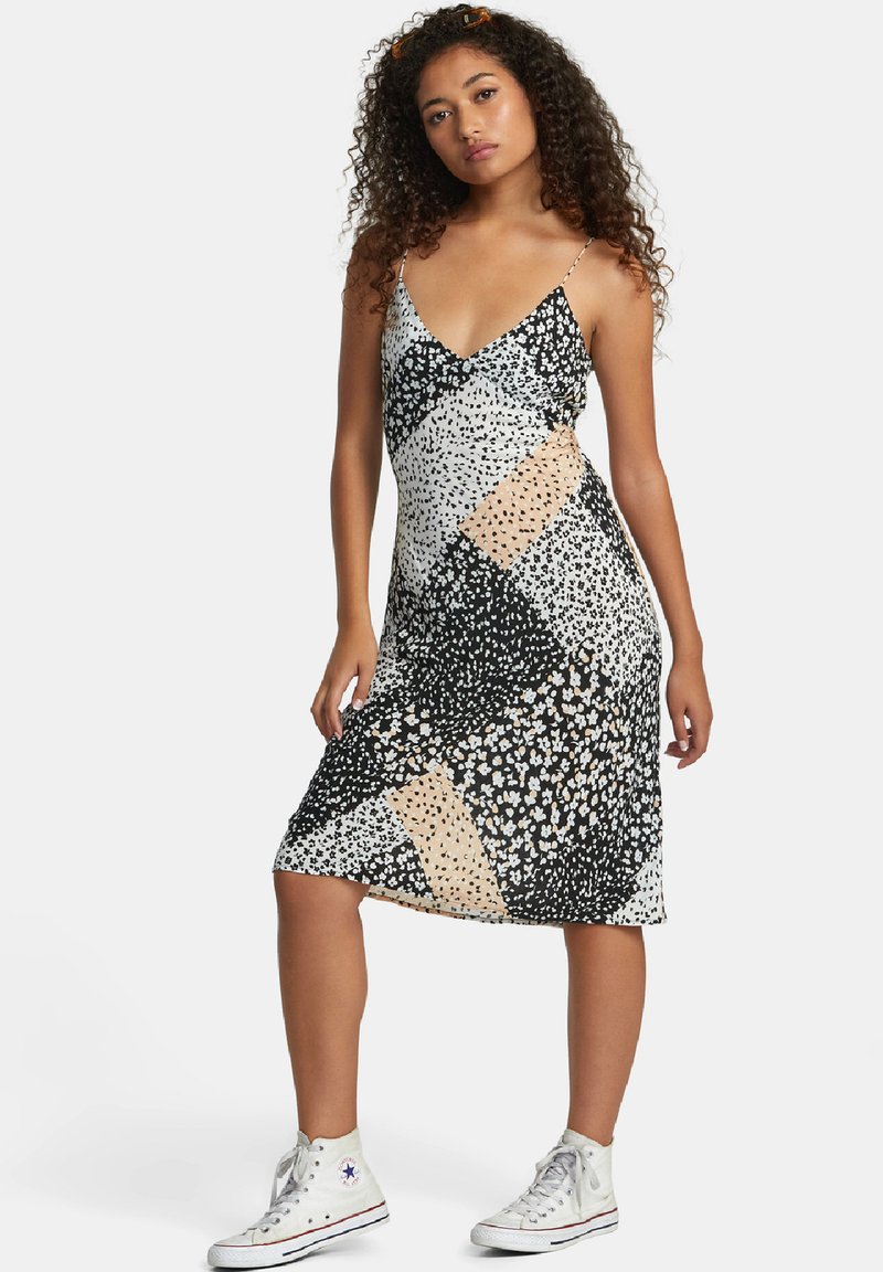 RVCA OH LORD - Jurk - black beige grey/zwart - Zalando.be