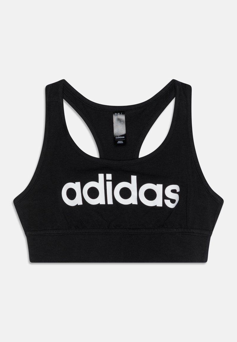 Adidas Performance Sports Bra Black White Black Uk