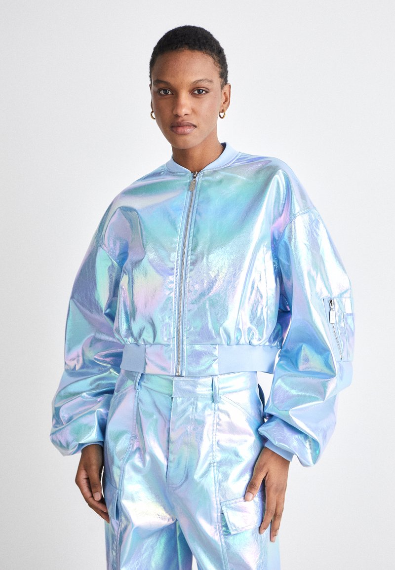 Cras LIGHT - Bomber Jacket - iridescent blue/blue - Zalando.co.uk