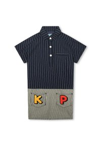 KENZO kids À RAYURES - Robe en jean - koniro/bleu - ZALANDO.FR