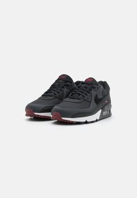Nike Sportswear AIR MAX 90 - Sneakers laag - anthracite/black/team red/summit white/white ...