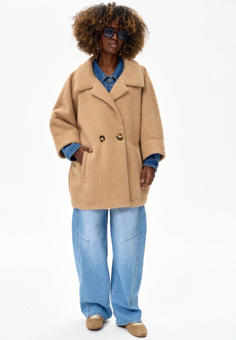 blue shadow CRISTINA - Classic coat - brown - Zalando