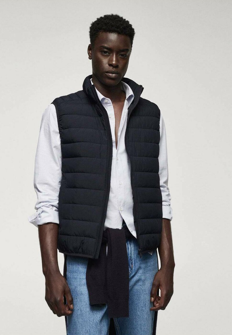 Mango GORRYST - Waistcoat - navy/royal blue - Zalando.ie