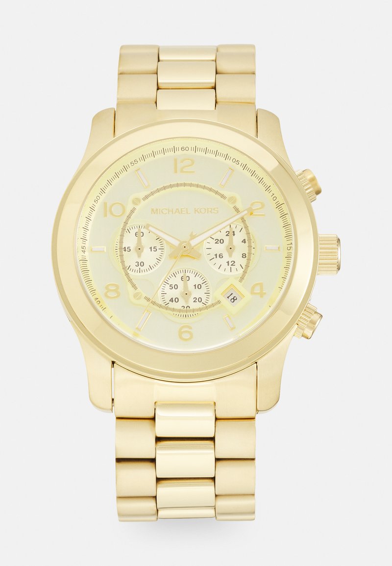 Michael Kors RUNWAY - Chronograph watch - gold-coloured - Zalando.co.uk
