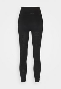 Casall ESSENTIAL BLOCK SEAMLESS HIGH WAIST - Tights - black/schwarz - Zalando.de