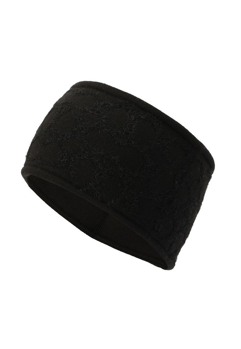 COACH SIGNATURE C METALLIC - Ear warmers - black - Zalando.ie
