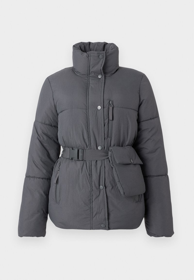 ONLY ONLELLIE POUCH PUFFER JACKET - Winter jacket - blackened pearl ...