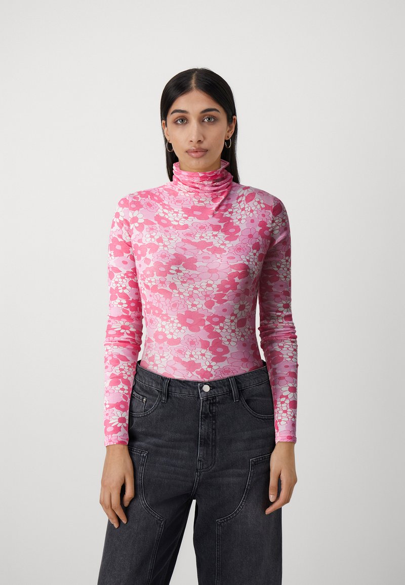 American Vintage MAS - Tops ar garām piedurknēm - pink/rozā - Zalando.lv