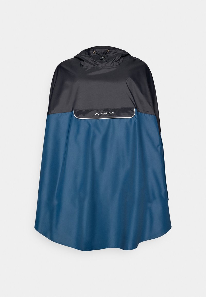 Vaude COVERO PONCHO II UNISEX - Regenjas - dark sea/donkerblauw ...
