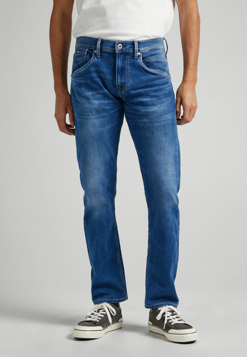 Pepe Jeans TRACK - Jeans Straight Leg - denim/blue denim - Zalando.ch