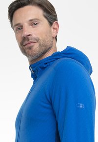 Icebreaker MERINO DESCENDER ZIP HOOD - Trainingsjacke - BRIGHT BLUE ...