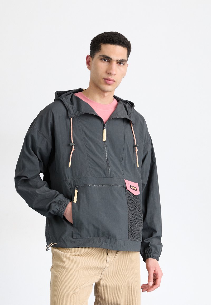 Columbia PAINTED PEAK™ JACKET - Veste coupe-vent - shark/pink aga/noir ...