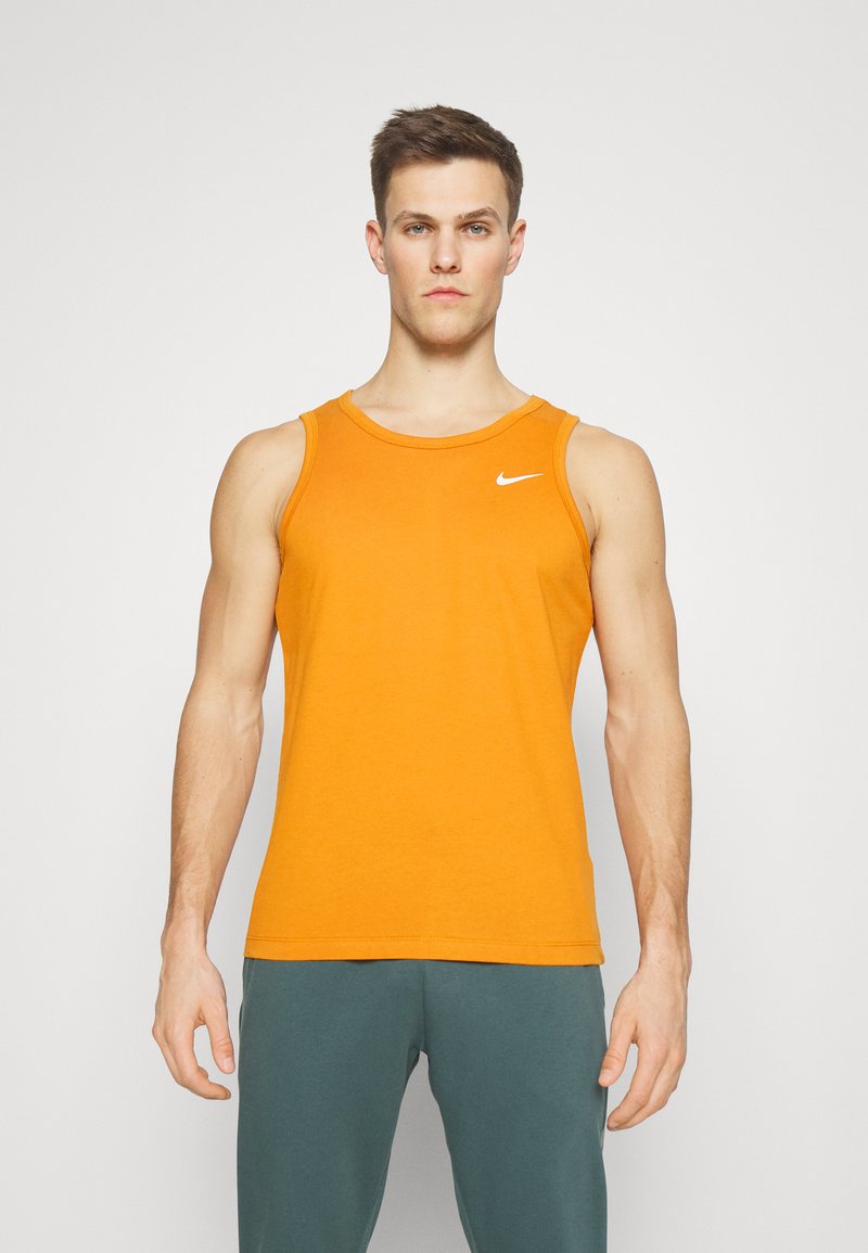 Nike Performance TANK SOLID - Top - monarch/hellbraun - Zalando.at