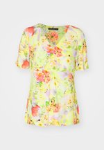 Marc Cain T-shirt print - pale lemon/lichtgeel - Zalando.nl