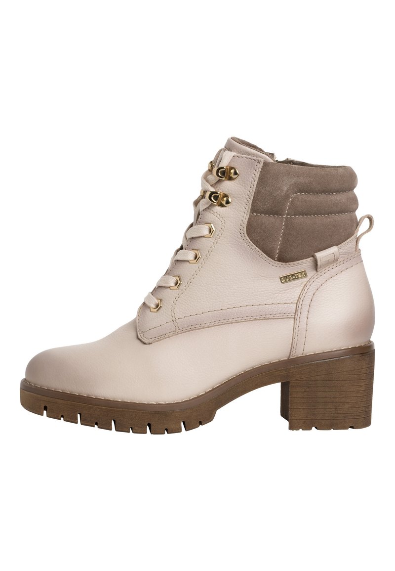 Tamaris COMFORT - Lace-up ankle boots - ivory/beige - Zalando.ie