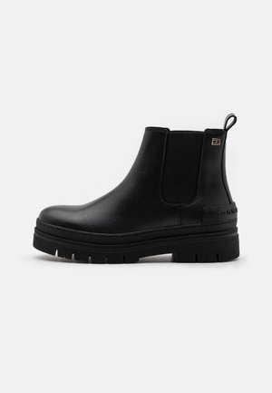 Tommy Hilfiger PREPPY OUTDOOR LOW BOOT - Botines con plataforma - black/negro - Zalando.es