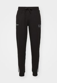 EA7 Emporio Armani TROUSER - Pantalon de survêtement - nero/noir - ZALANDO.FR