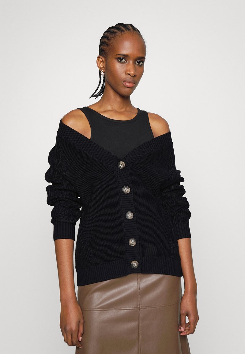 Selected Femme SLFSIRA - Cardigan - black - Zalando.co.uk