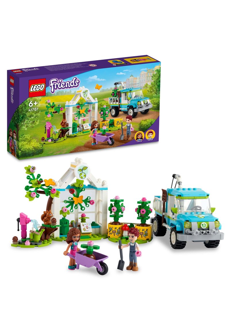 LEGO 41707 FRIENDS TREE-PLANTING VEHICLE FLOWER GARDEN WITH ANIMAL ...
