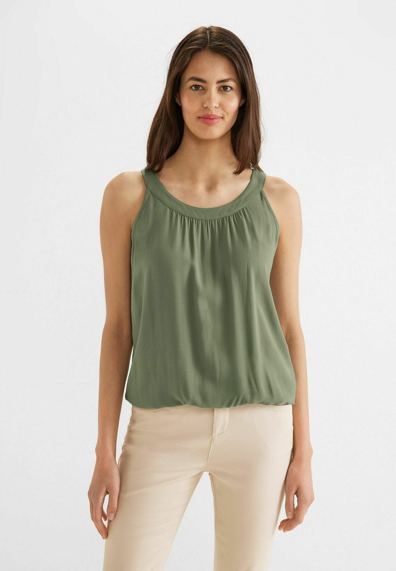 Street One IM MATERIALMIX - Top - grün/dunkelgrün - Zalando.de
