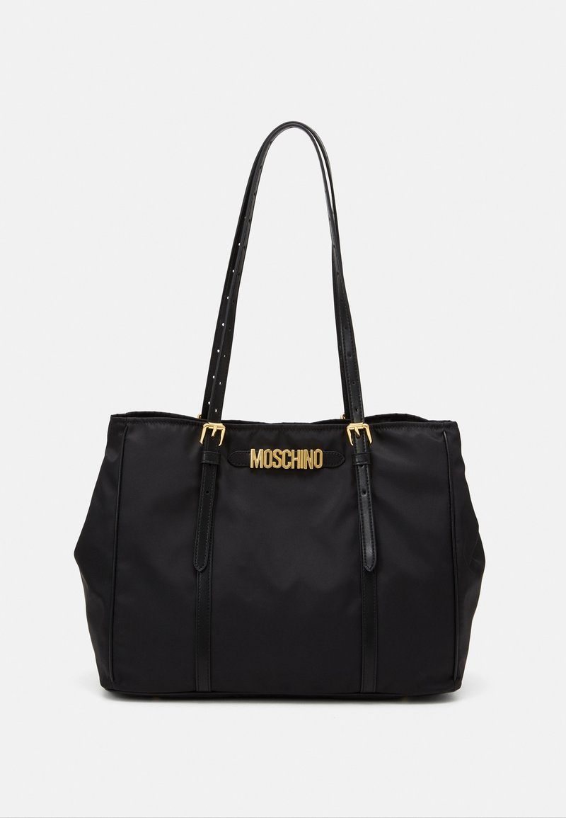MOSCHINO MULTIPOCKETS - Shopping bag - fantasia nero/nero - Zalando.it