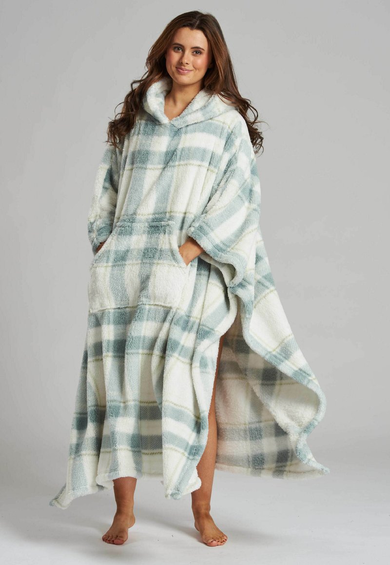 Loungeable CHECK WELL SOFTCHECK WELL SOFT - SNUGGLE PONCHO - Badjas ...