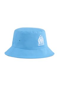 Puma OLYMPIQUE DE MARSEILLE ESSENTIALS ANGLER - Hoed - bleu azur- white ...