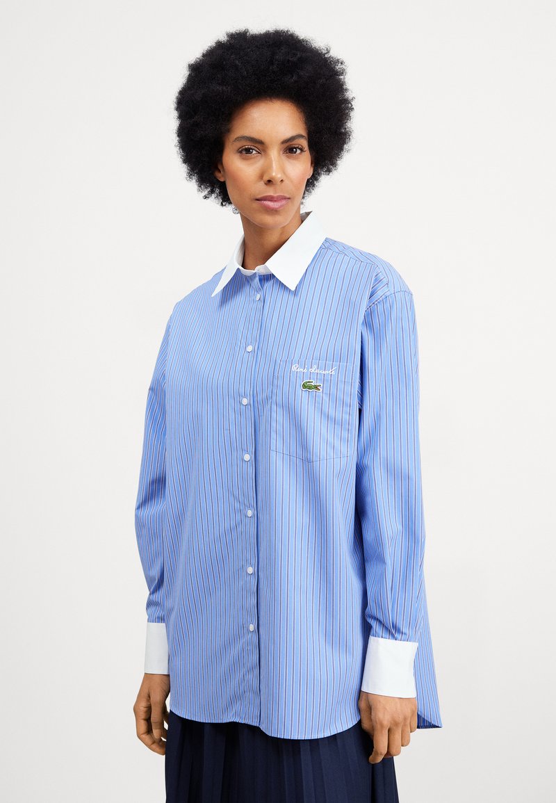 Lacoste CF IIY - Hemd - persian/uranus-white/blau - Zalando.at