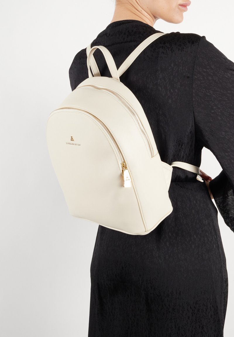 L'Atelier Du Sac ROSS - Rucsac - white ivory/alb natural - Zalando.ro