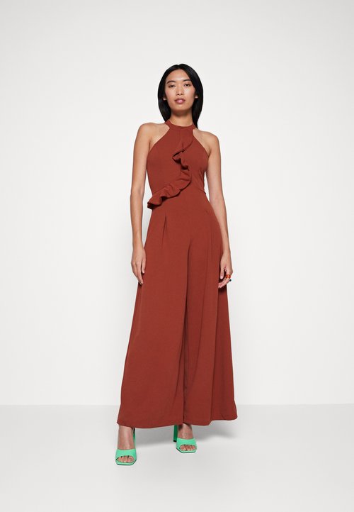WAL G. ARRY WIDE LEG - Combinaison - wine/bordeaux - ZALANDO.CH
