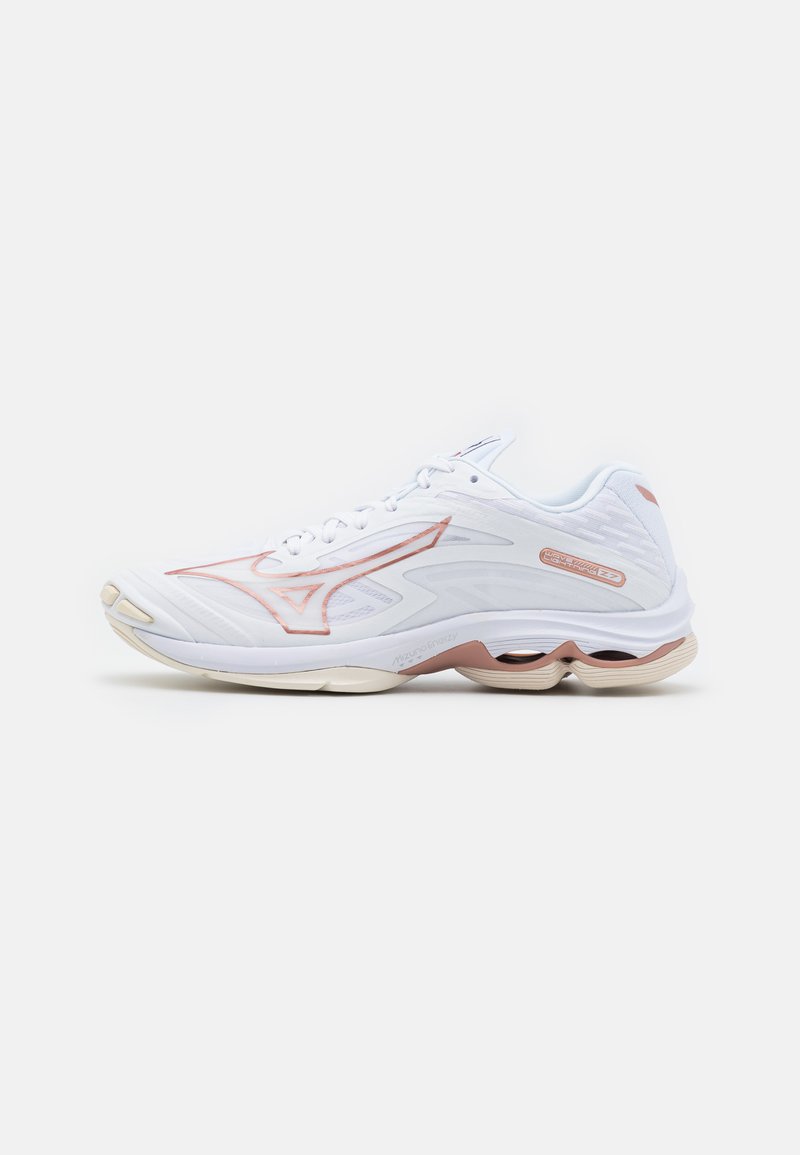 Mizuno WAVE LIGHTNING Z7 - Volleyball shoes - white/rose/snowwhite ...