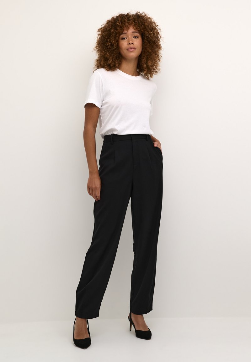 Kaffe Chino - black deep/nero-screziato - Zalando.it