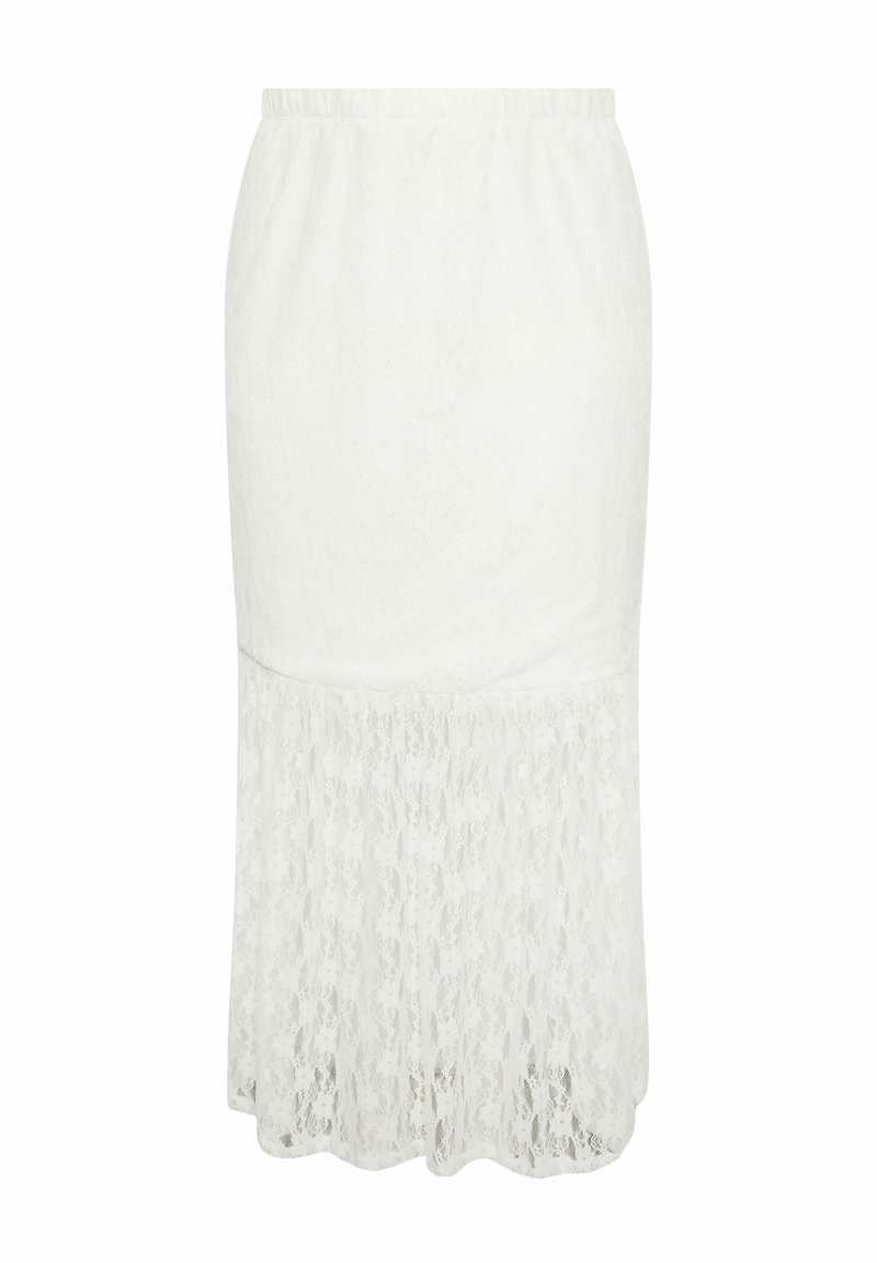 Yours Clothing Jupe longue - white/blanc - ZALANDO