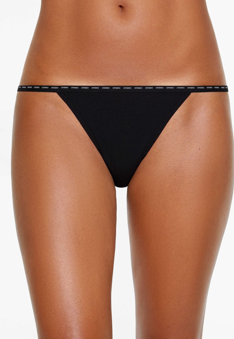 Oysho 5 Pack With Logo Thong Blue Zalando De