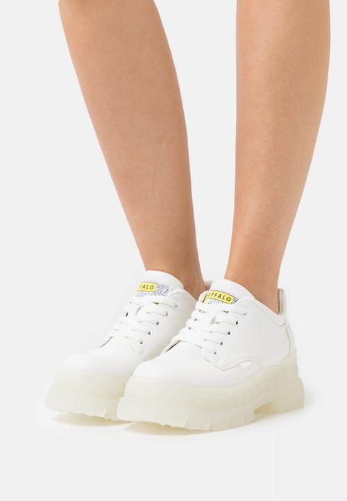 Buffalo VEGAN ASPHA MID - Platform-nilkkurit - black/musta - Zalando.fi