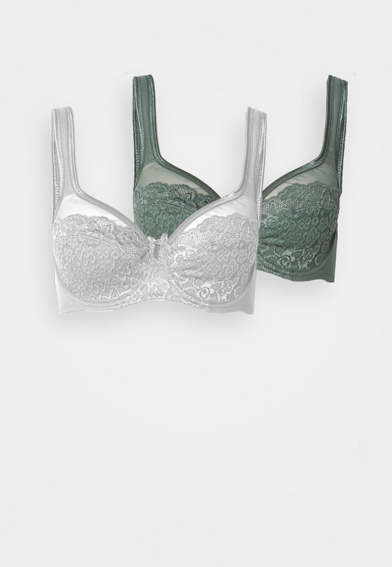 LASCANA PETITE FLEUR BY LASCANA MINIMIZER BRA 2 PACK - Bøyle-BH - green ...