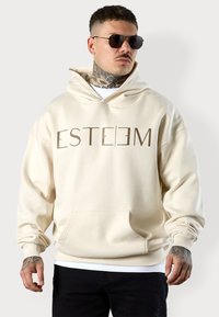 ESTEEM LETTERING OVERSIZED - Sweat à capuche - beige - ZALANDO.FR