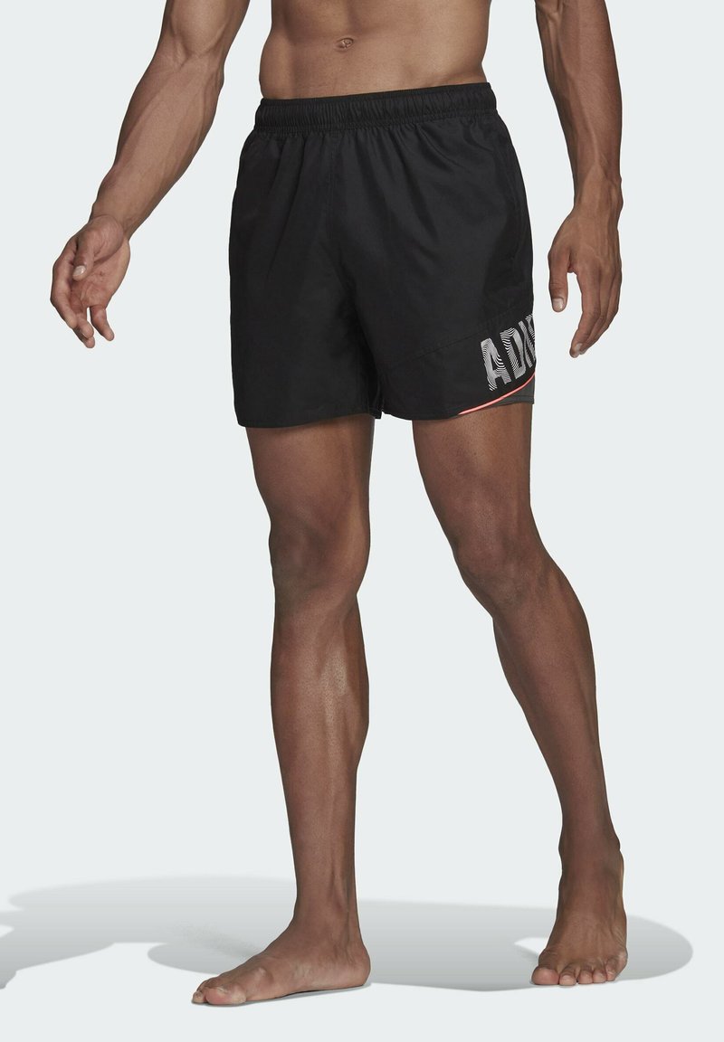 adidas Performance WORDING - Swimming shorts - black - Zalando.co.uk