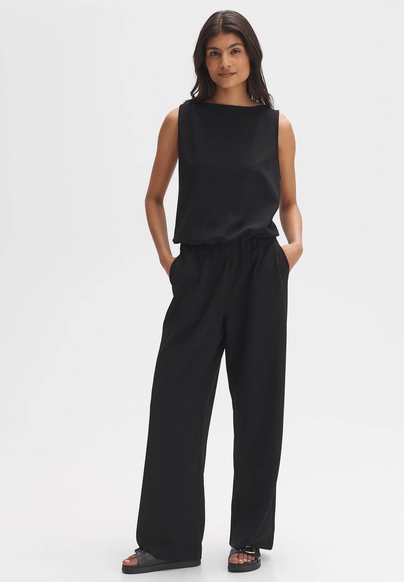 OPUS MEFIZA - Jumpsuit - black/schwarz - Zalando