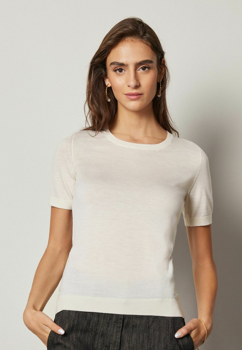 Falconeri T-Shirt basic - white/offwhite - Zalando.at