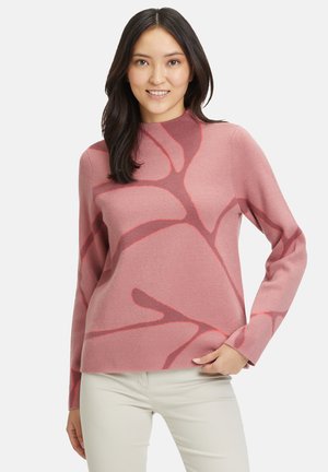 Betty Barclay KARIERT - Strickpullover - patch rosé grey/pink - Zalando.at