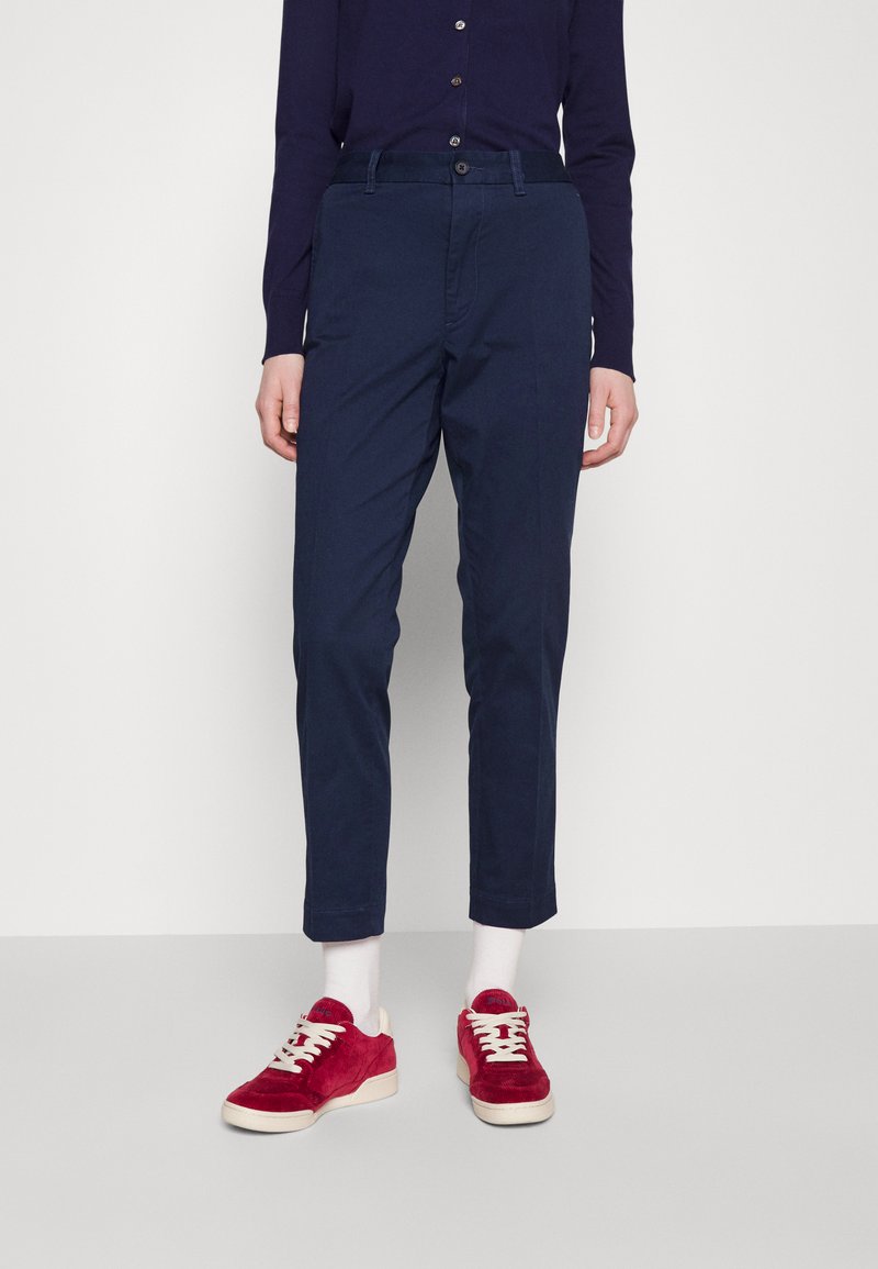 Polo Ralph Lauren ANKLE FLAT FRONT - Chinos - newport navy/dark blue - Zalando.co.uk