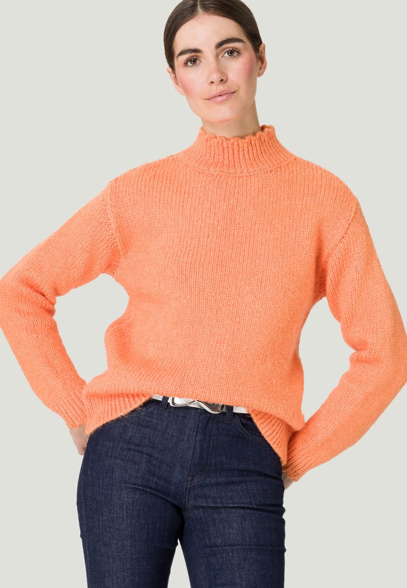 zero Pullover - bright orange melange/orange - ZALANDO.FR