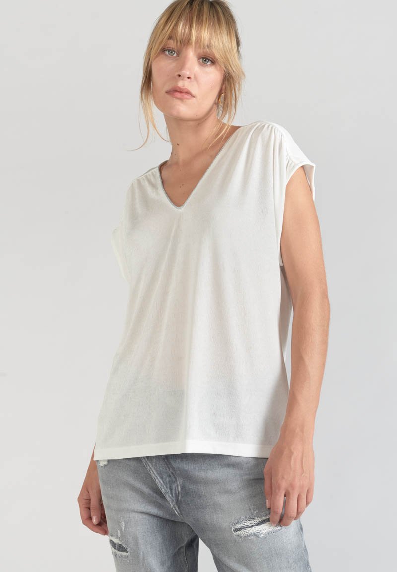 Le Temps Des Cerises T-Shirt basic - beige - Zalando.de
