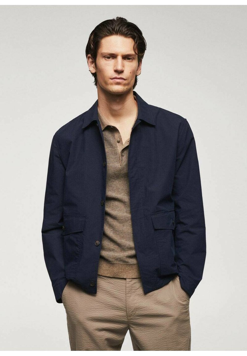 Mango FOCHA - Summer jacket - donkermarine/royal blue - Zalando