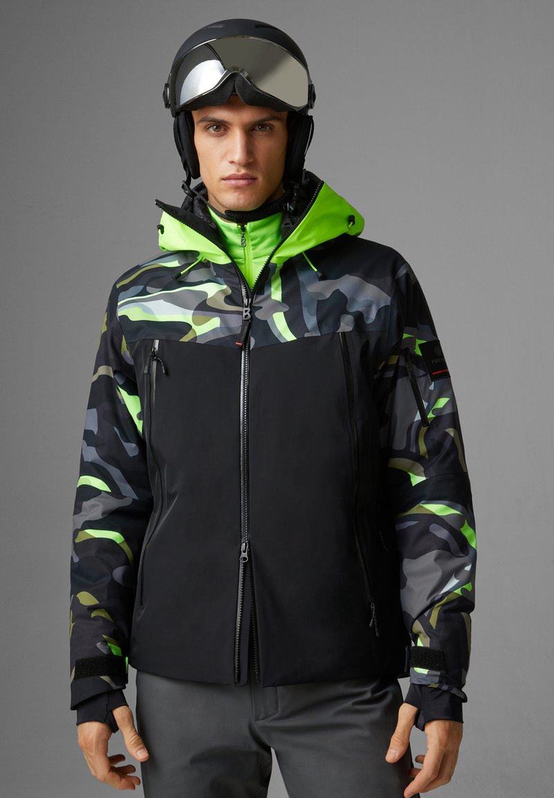 Bogner Fire + Ice Winter jacket - schwarz grau neongrün/black - Zalando.ie